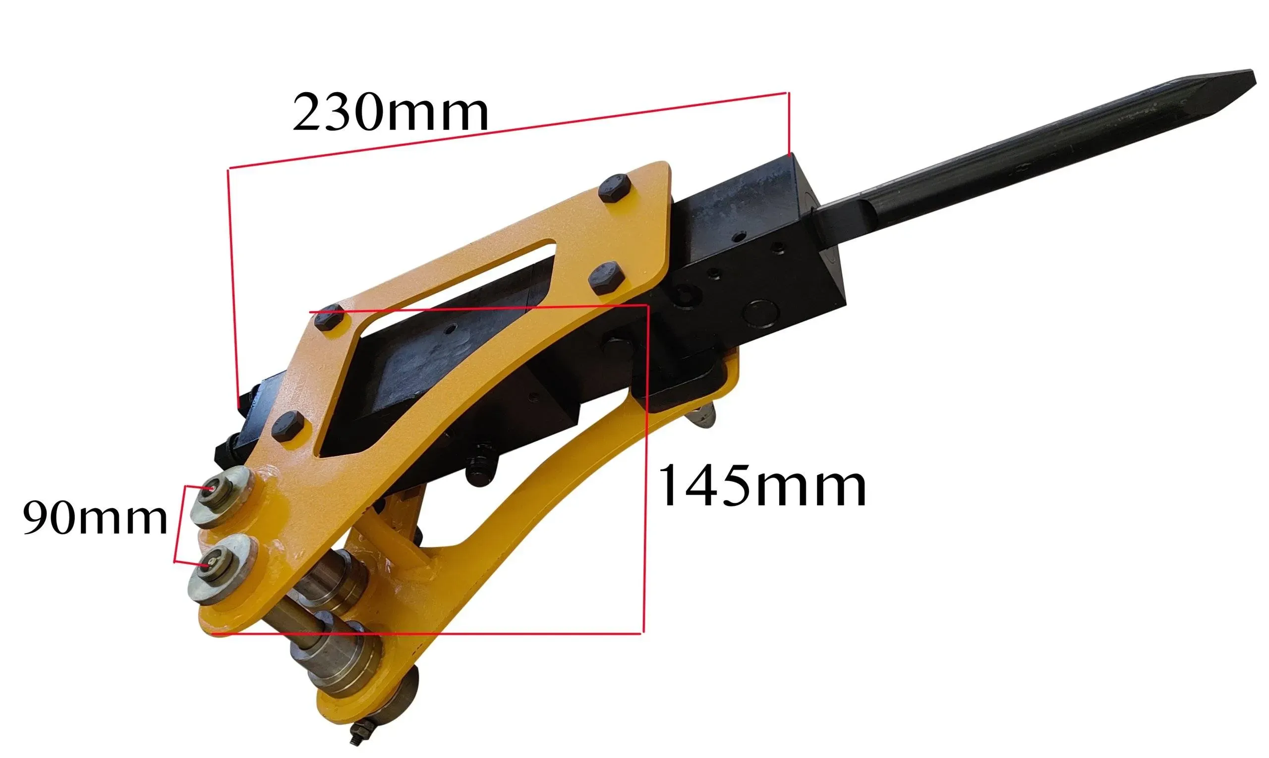 TYPHON Attachments Hydraulic Break Hammer Attachment for Mini Digger ...